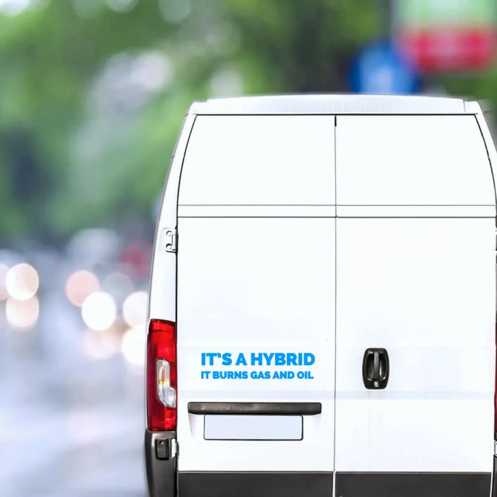 It's a Hybrid Decal Car Bumper Sticker - Etsy