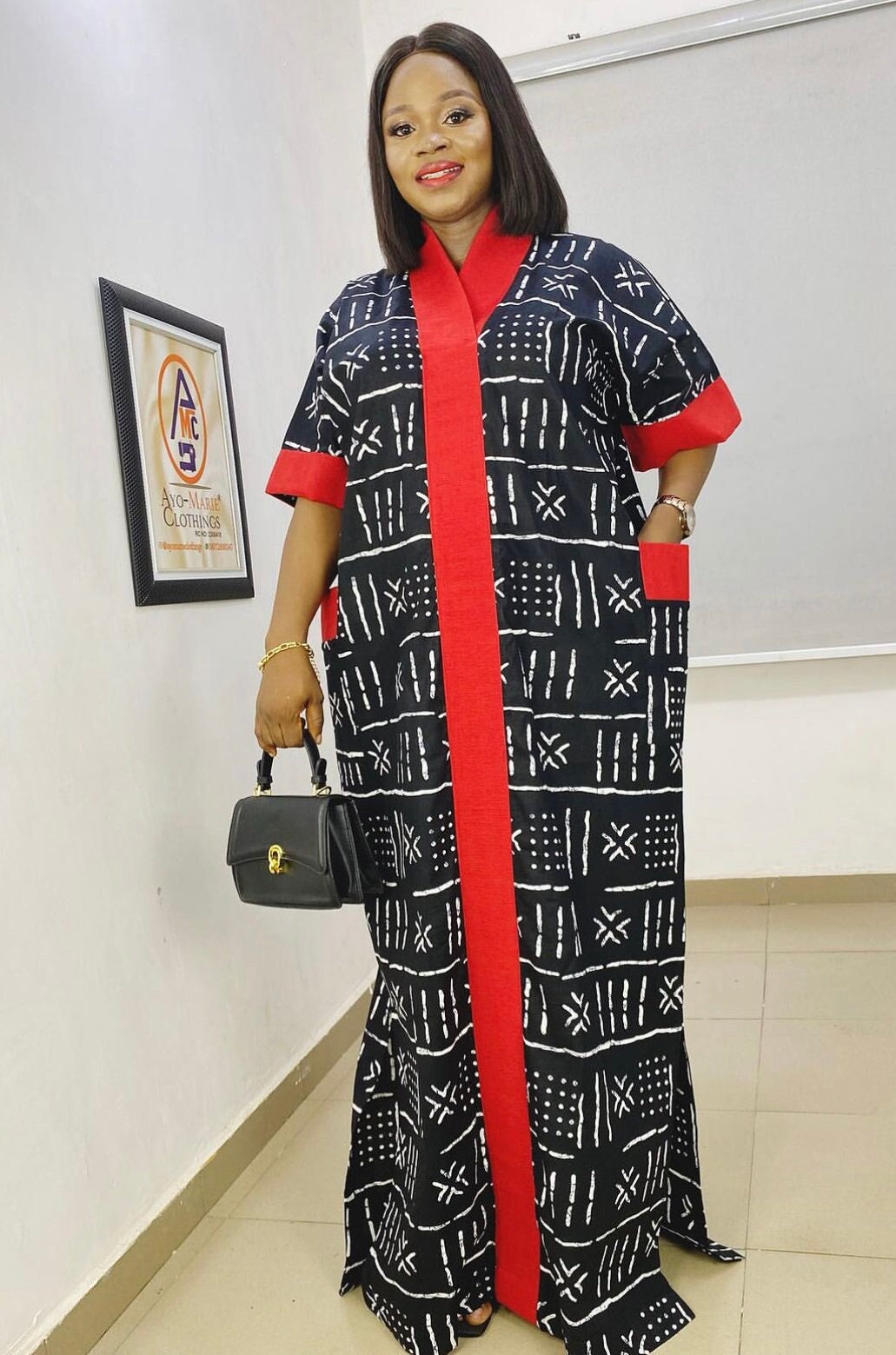African Print Bubu, Boubou Dress, Ankara Kaftan Dress, Long African ...