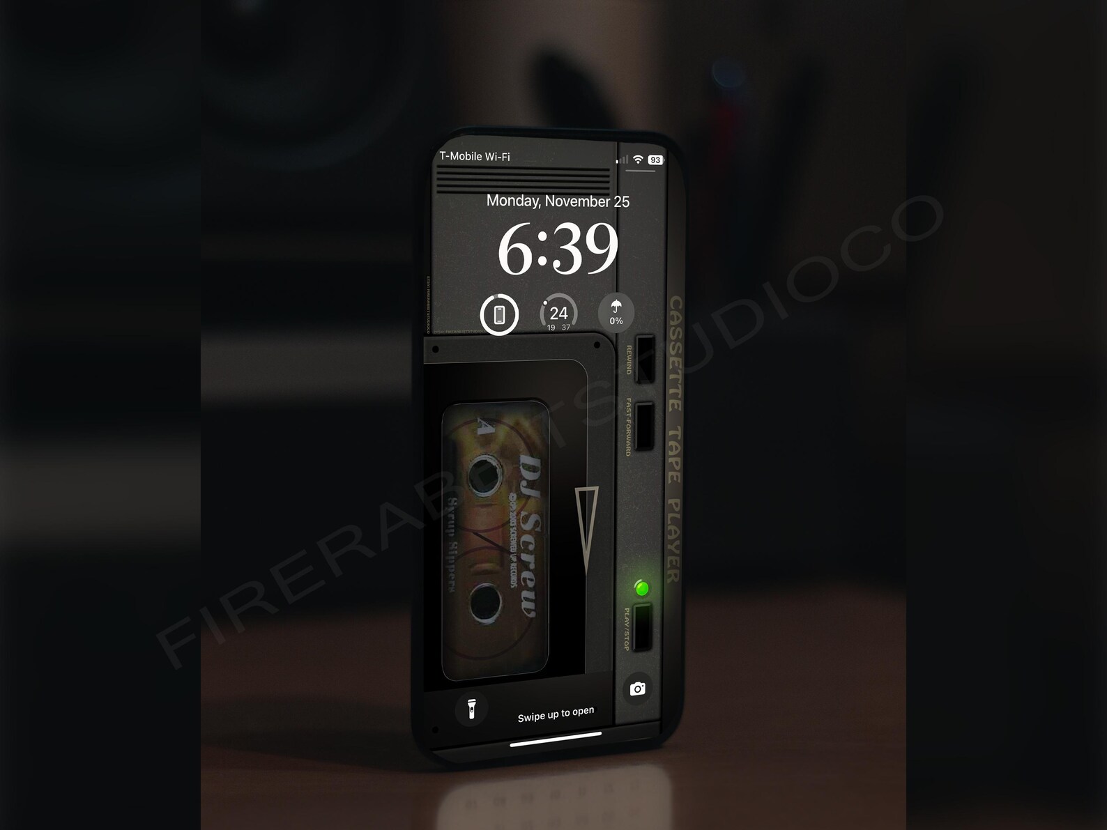 Cassette Tape Player iPhone Wallpaper: Music Lover Gift (digital ...