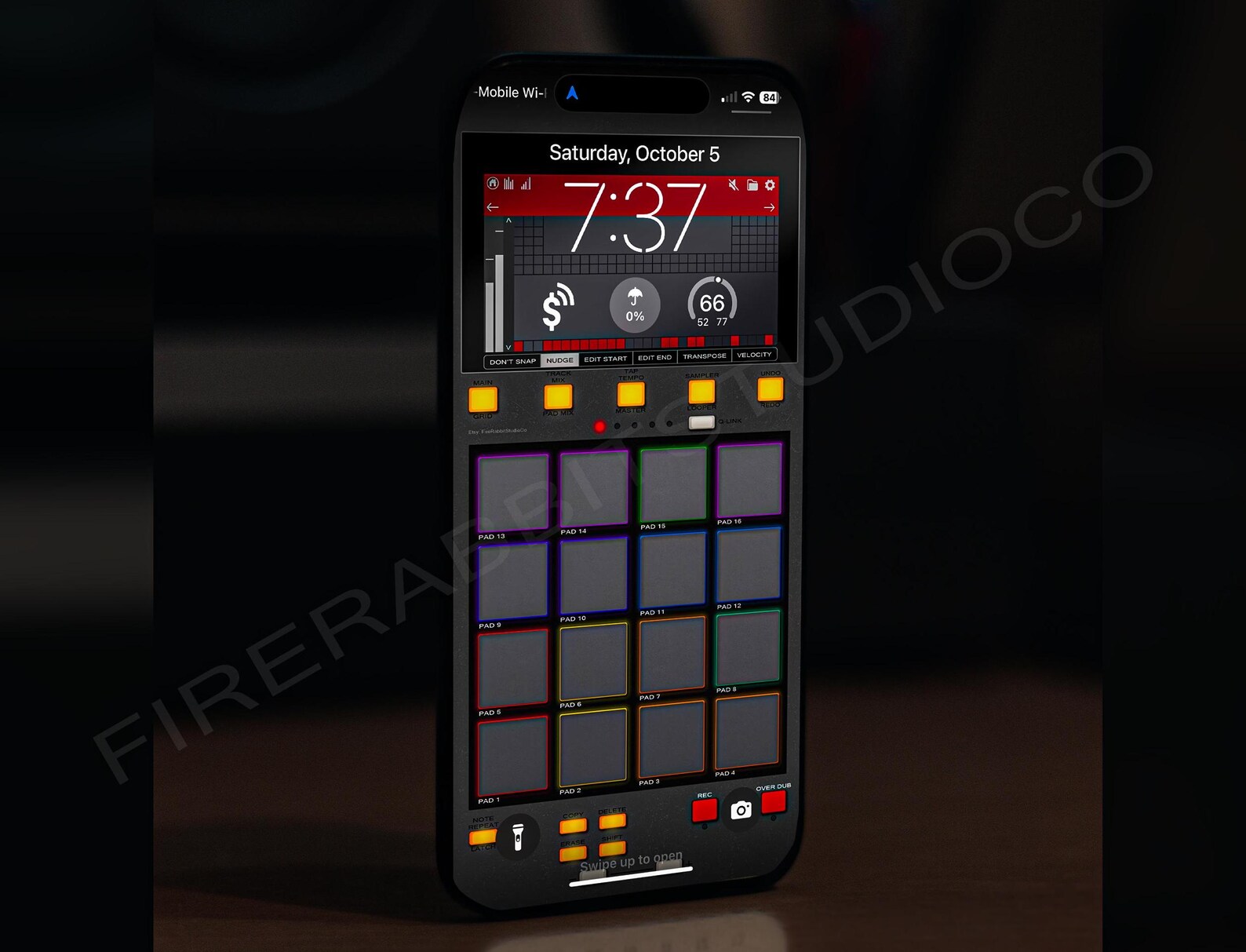 MPC Beat Machine iPhone Wallpaper: Music Producer Design (digital ...
