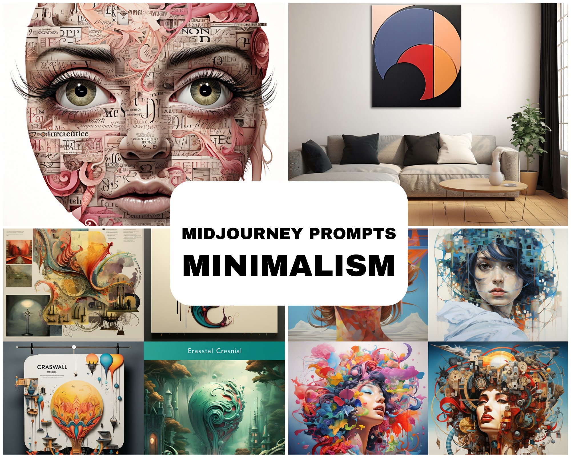 Minimalist Midjourney Prompts, AI Art, Midjourney Prompt, Midjourney AI ...