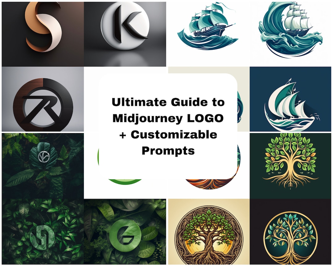 Logo Midjourney Prompts, Customizable Prompts, AI Art, Midjourney ...