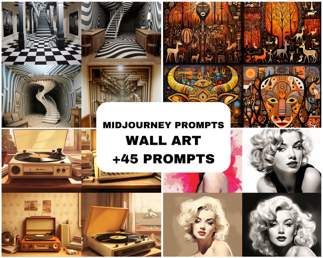 Wall Art Midjourney Prompts, AI Art, Midjourney Prompt, Midjourney AI ...
