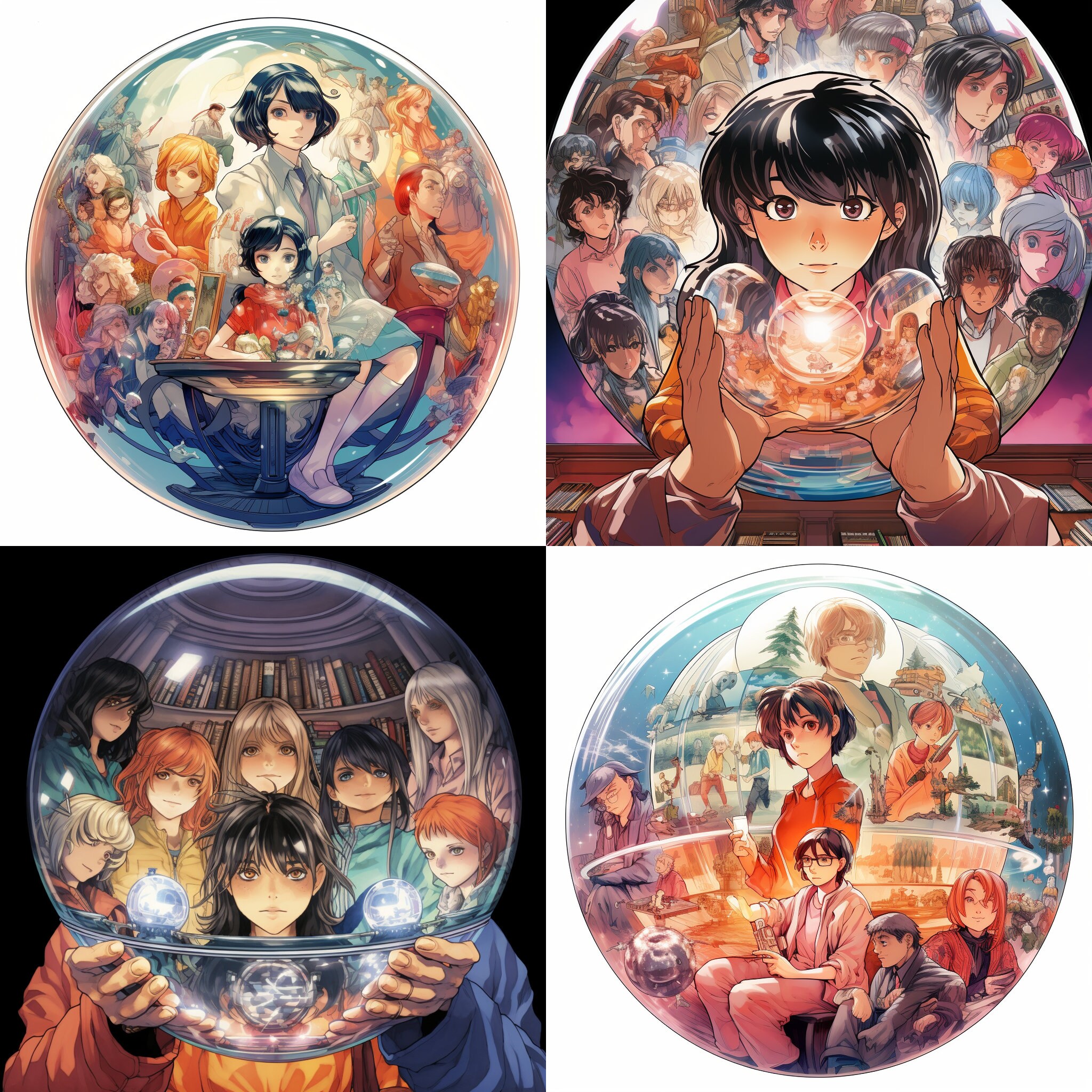 Manga Midjourney Prompts, 100 Customizable Prompts, AI Art, Midjourney ...