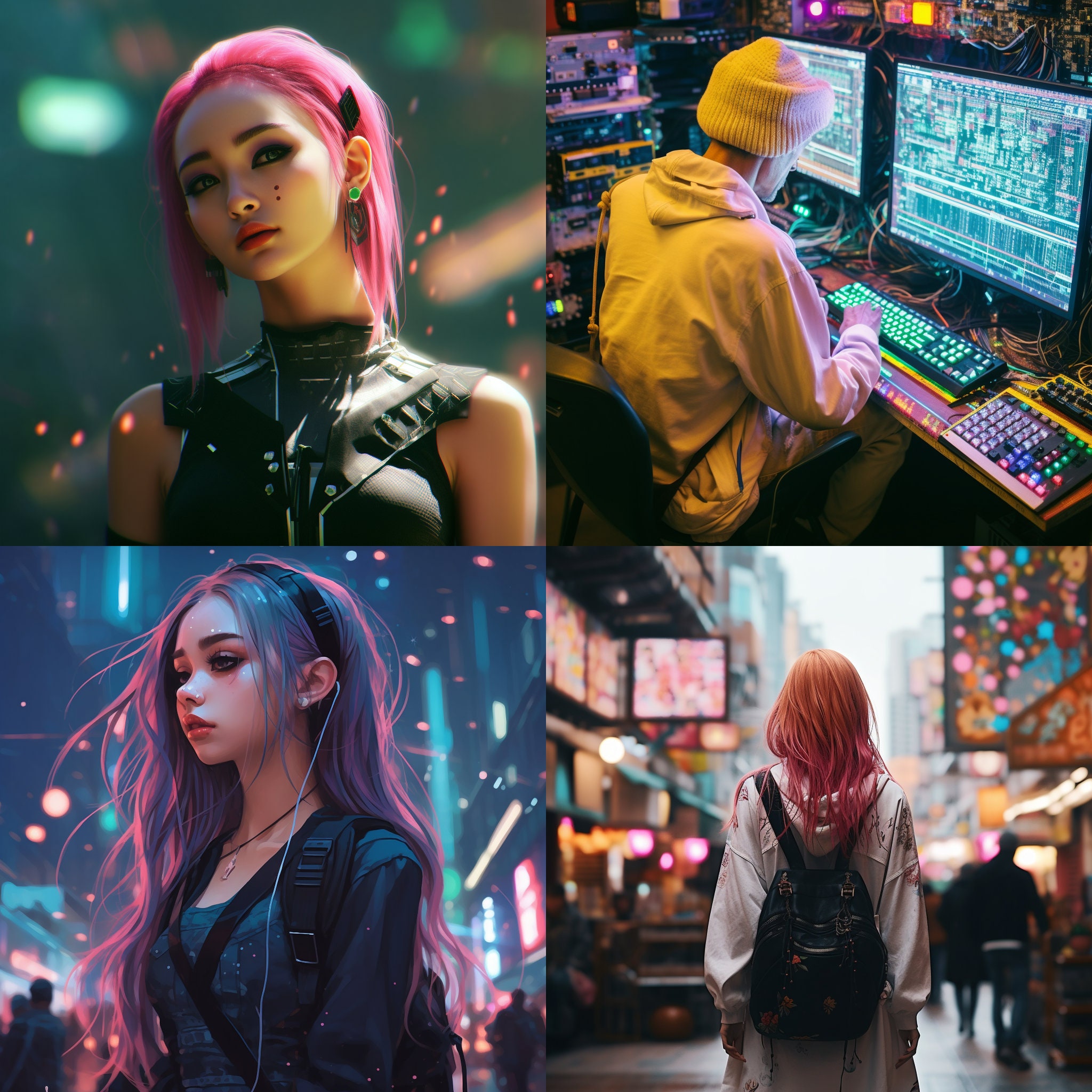 Cyberpunk Portrait Midjourney Prompts, AI Art, Midjourney Prompt ...