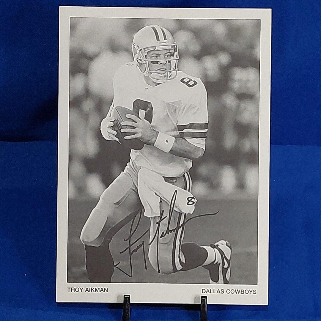 Troy Aikman Pre-print Autograph 8X10 Photo Reprint Dallas Cowboys 8 MVP ...