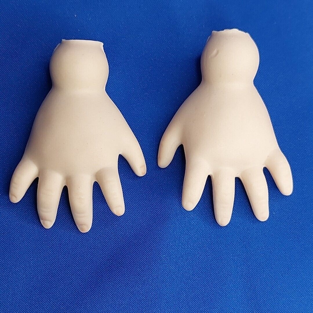 1.5 Inch Wide Porcelain Doll Hands for Making Your Own Doll / 1 Pair of ...