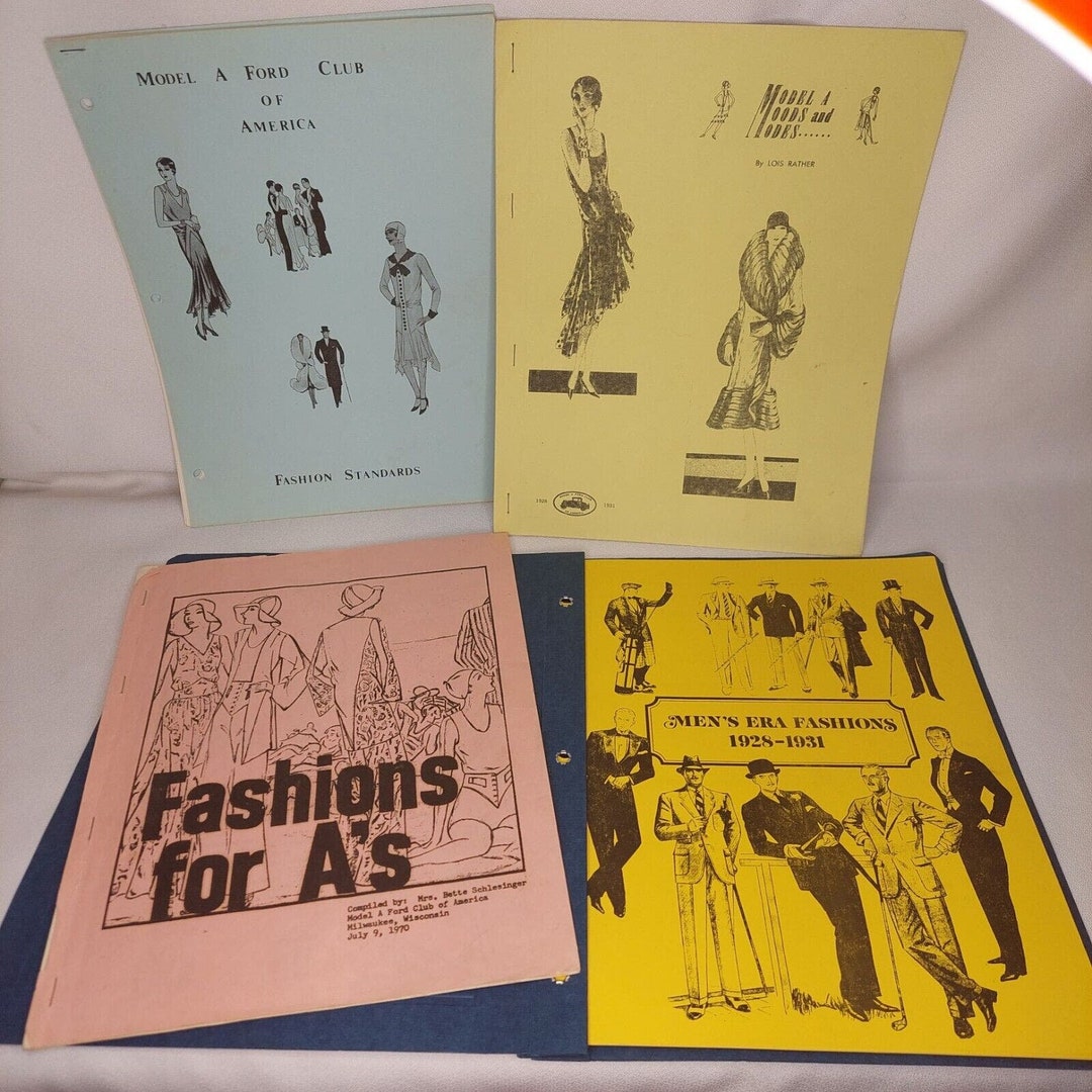 Model A Era Fashion Pattern Catalogs 1928 to 1931 Era Men's and Women's ...