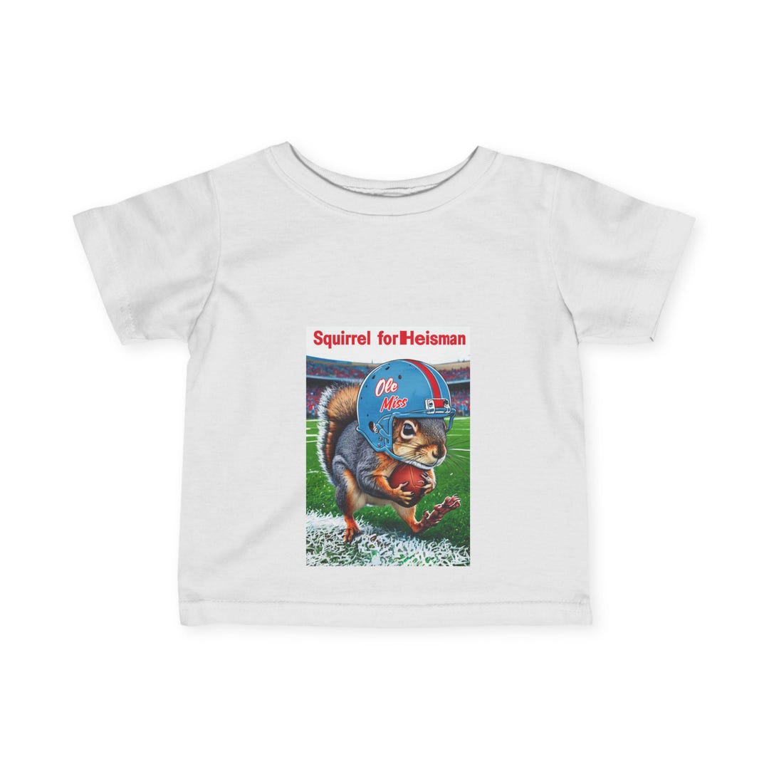 Baby Squirrel for Heisman Ole Miss T-shirt Fun Rebel Football Tee ...