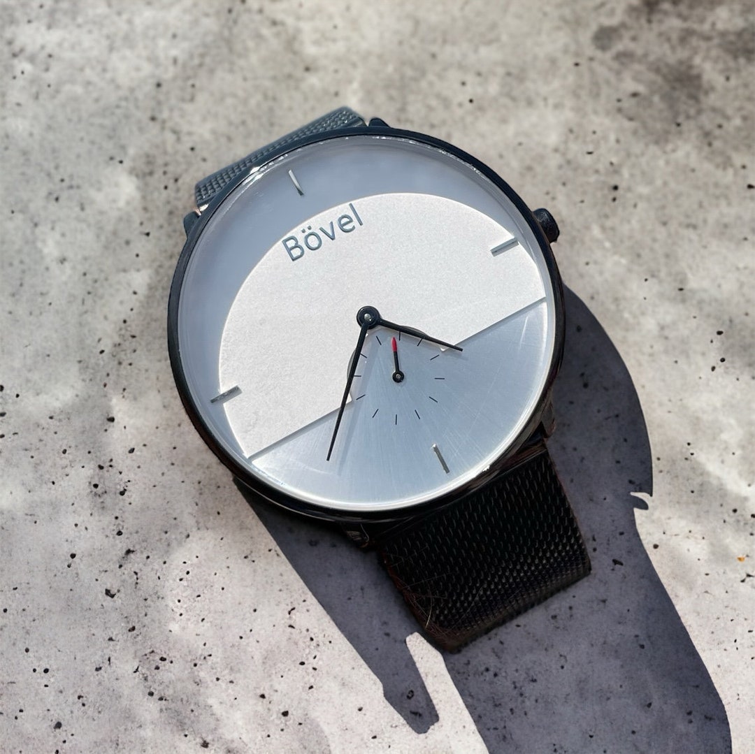 Minimalistic Mens Wristwatch for Men by Bovel Brands |white Analog ...