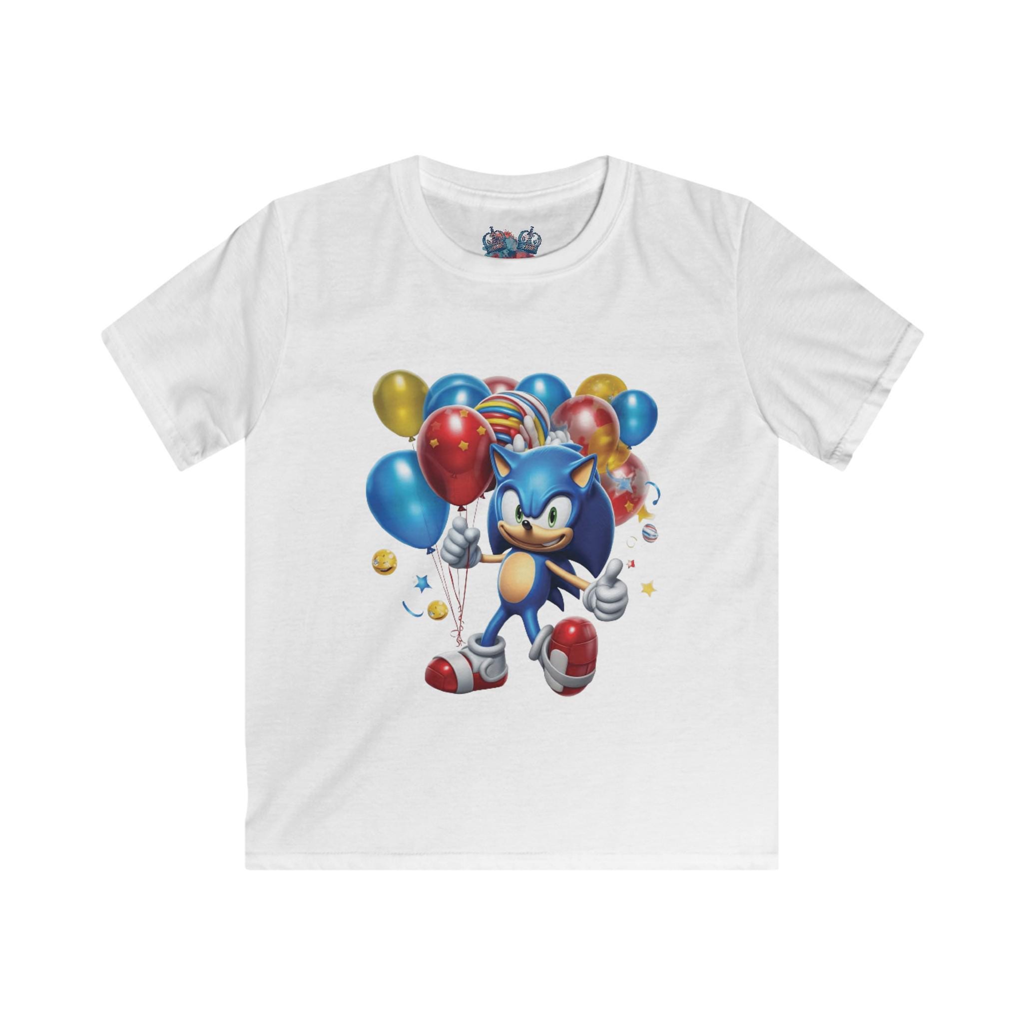 Sonic the Hedgehog Birthday Shirt Kids Softstyle Tee, Sonic Tee, Sonic ...