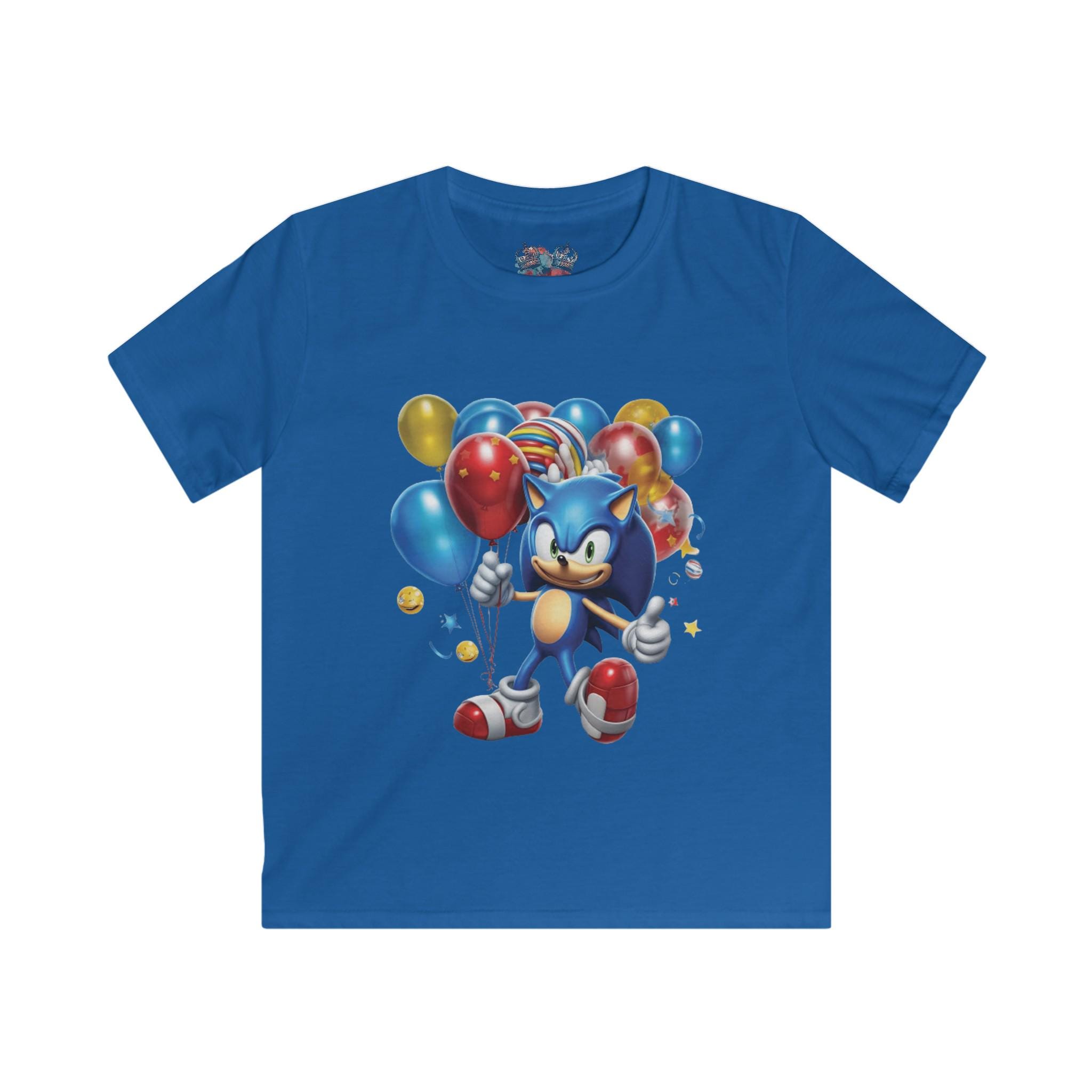 Sonic the Hedgehog Birthday Shirt Kids Softstyle Tee, Sonic Tee, Sonic ...