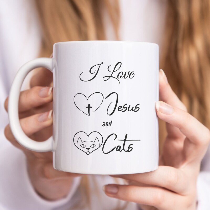 Jesus With Cat - Etsy