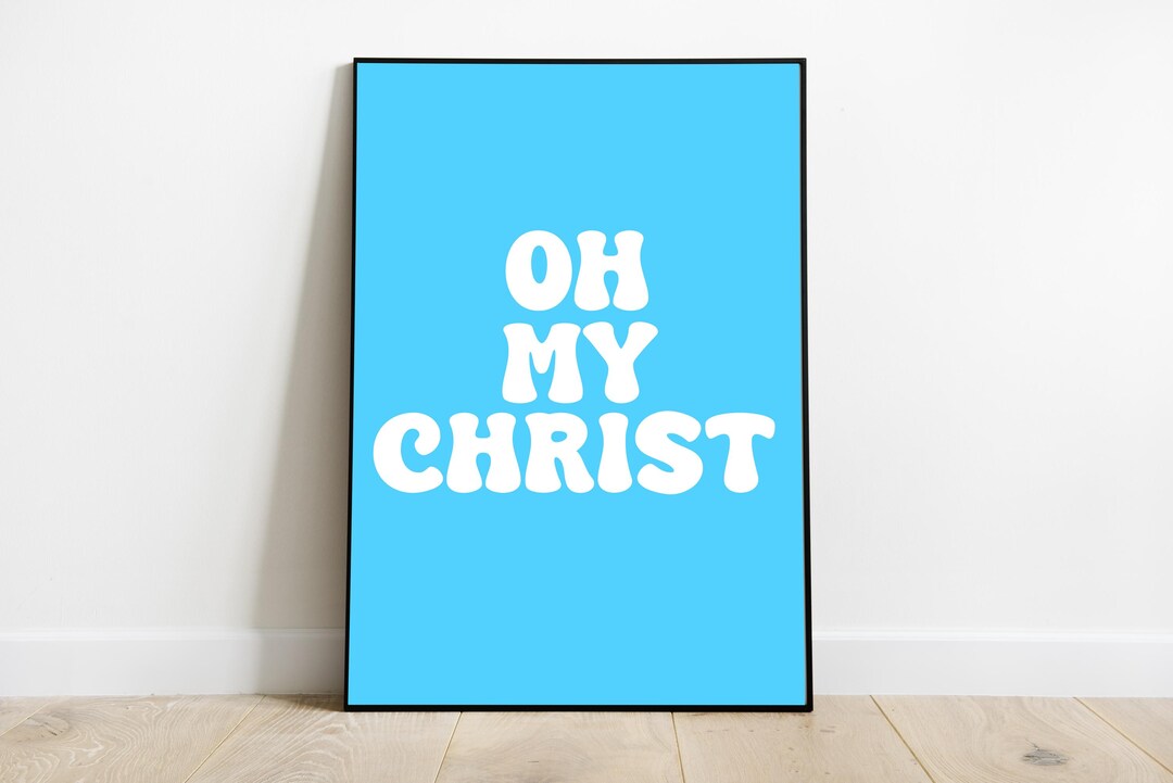 Gavin and Stacey Print Pam Quote Print oh My Christ Funny TV Poster ...