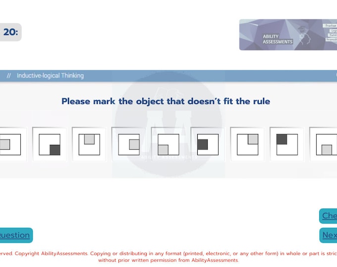 DISCOVER RULES | Mark the Object That Doesn't Fit the Rule | AON Cut-e ...