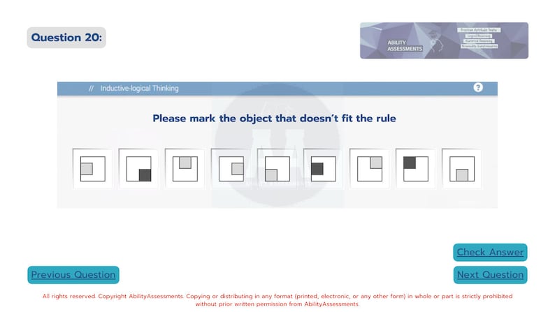 DISCOVER RULES | Mark the Object That Doesn't Fit the Rule | AON Cut-e ...
