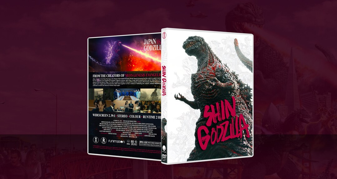 Custom Shin Godzilla DVD Case no Discs Included PRINTED W. CASE - Etsy