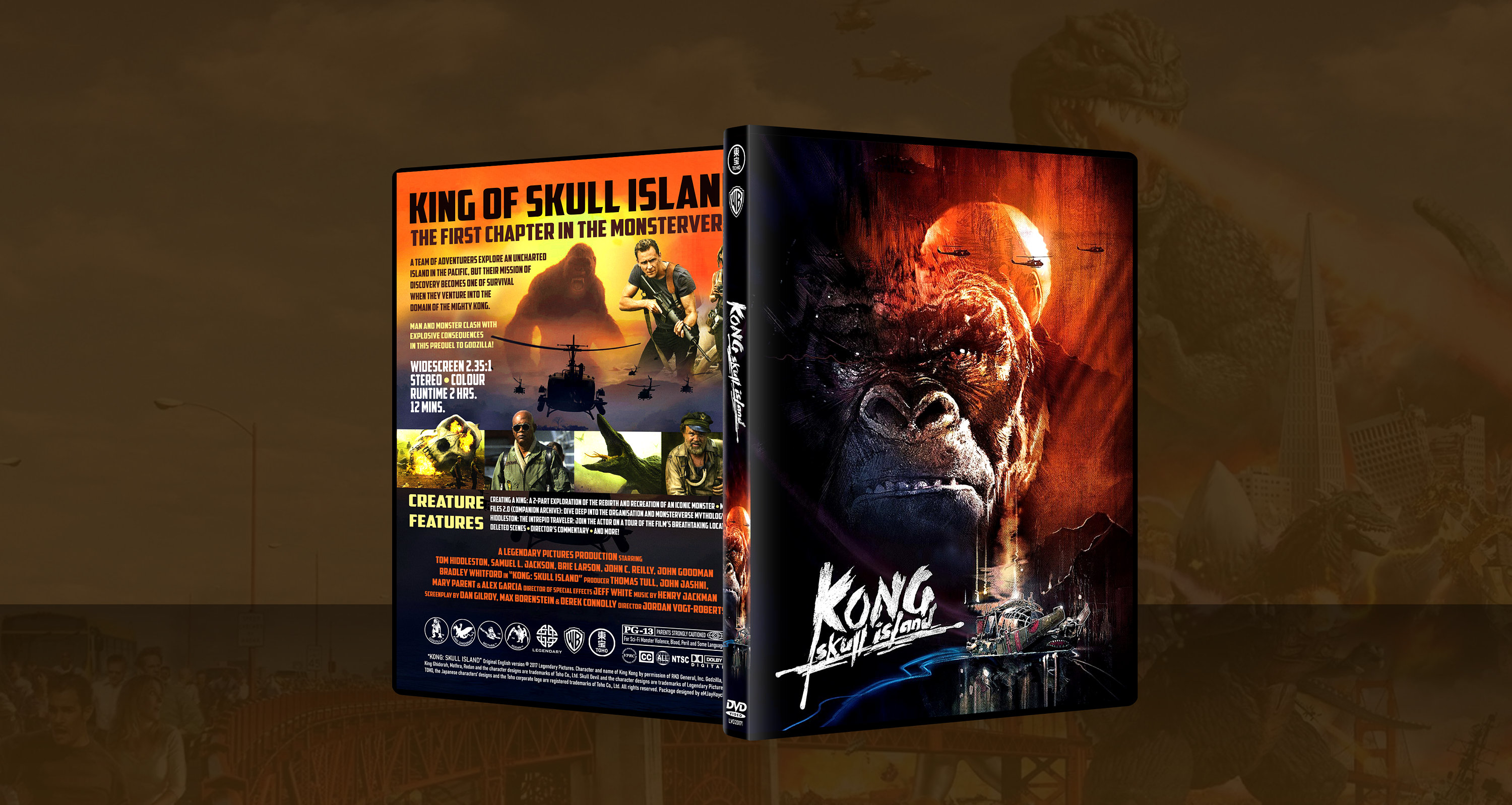 Custom Kong: Skull Island DVD Case no Discs Included PRINTED W. CASE - Etsy