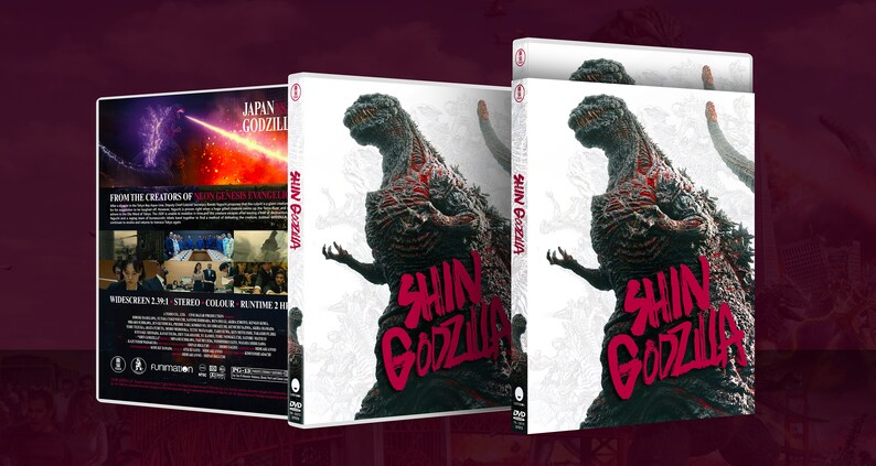 Custom Shin Godzilla DVD Case no Discs Included PRINTED W. CASE - Etsy
