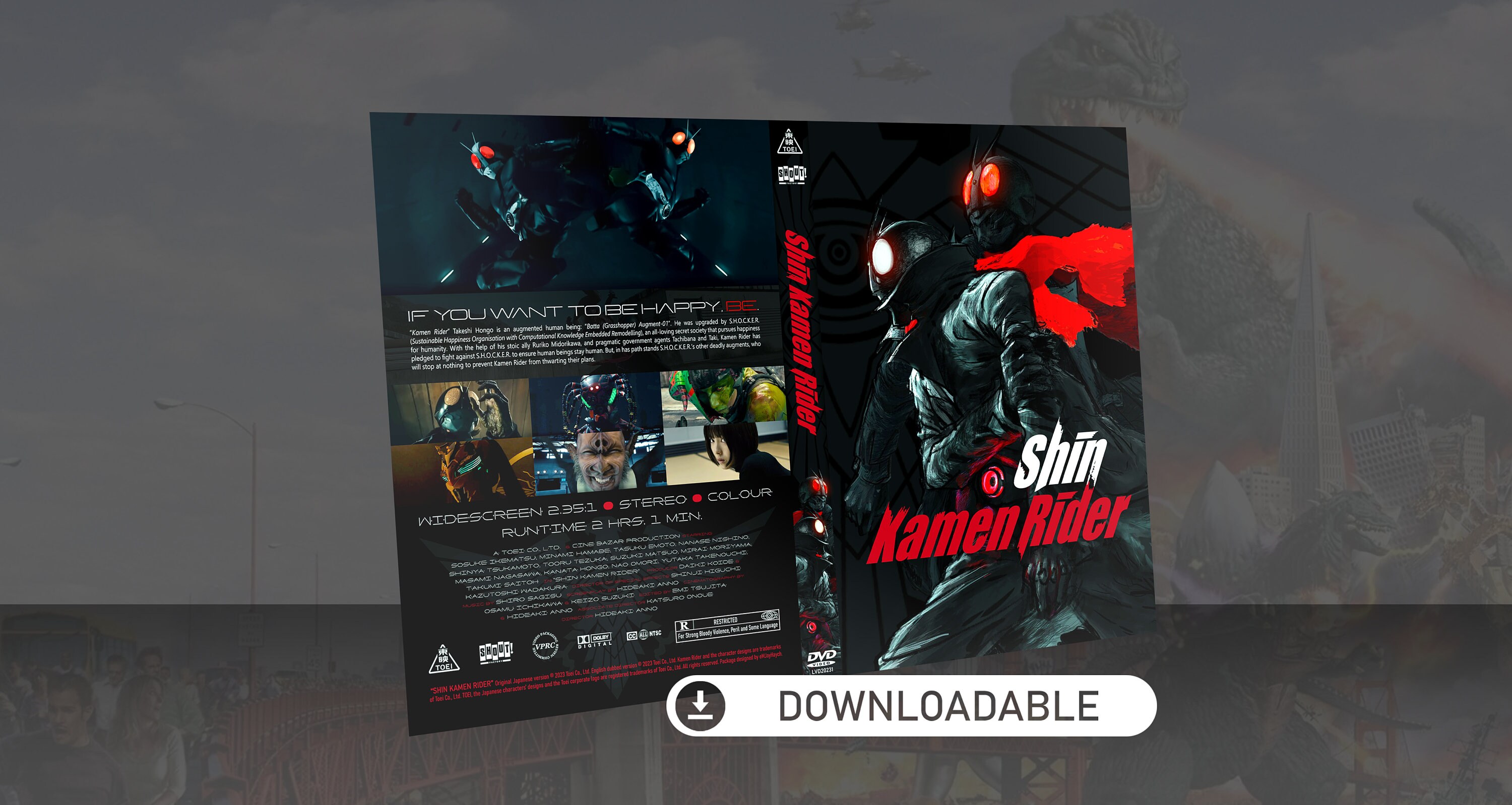 Custom Shin Kamen Rider DVD Insert DOWNLOAD - Etsy