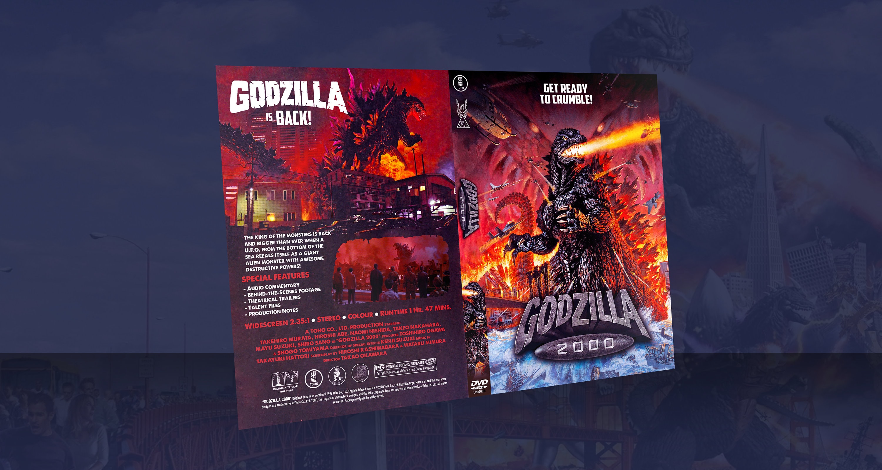 Godzilla 2000 Dvd