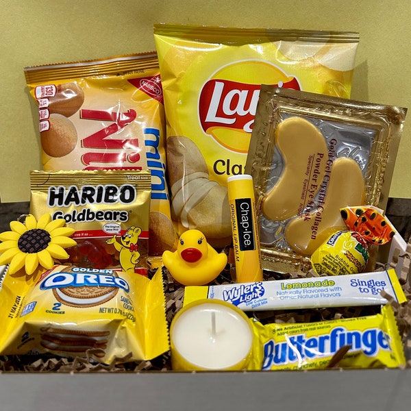 Yellow Care Package - Etsy
