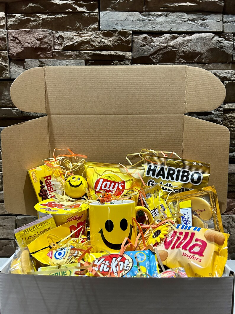 Sunshine Gift Box, Cheer up Gift, Care Package, Gift Box for Women ...