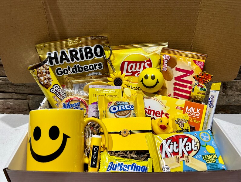 Sunshine Gift Box, Cheer up Gift, Care Package, Gift Box for Women ...