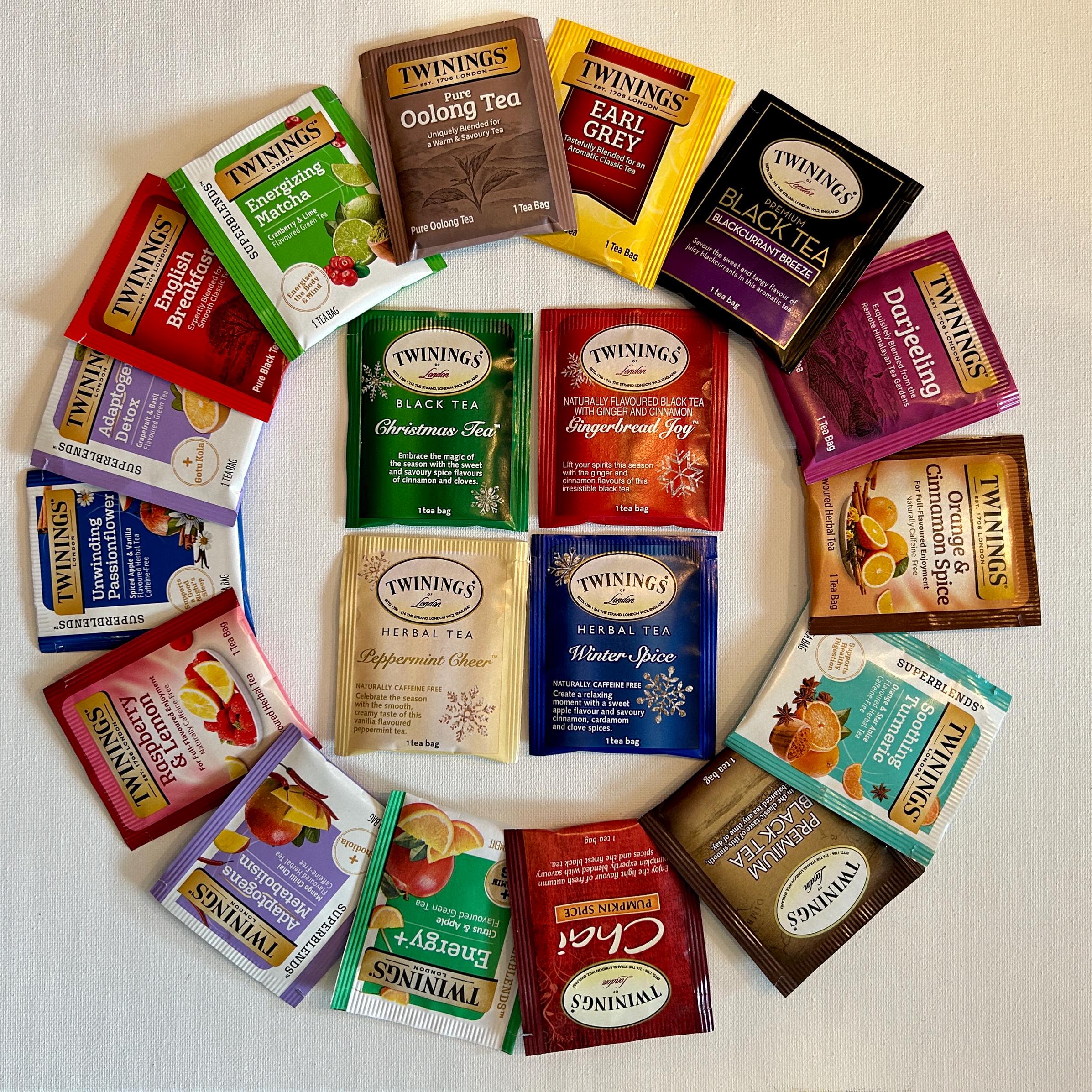 Tea Sampler Gift Box: 38 Assorted Tea Bags & Honey Sticks - Etsy