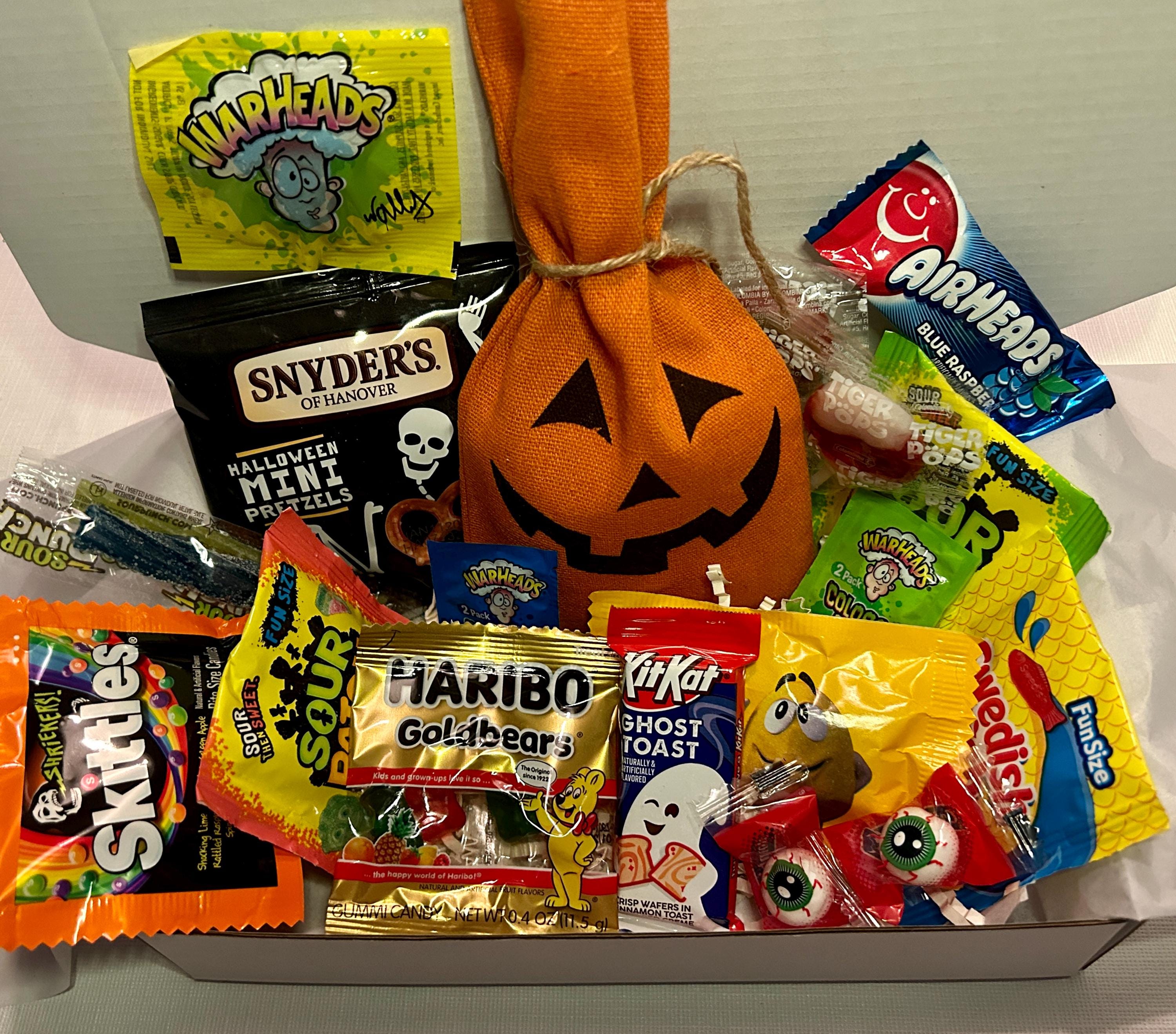 Halloween Snack Box, Fall, Orange Themed Box, Halloween Snacks ...