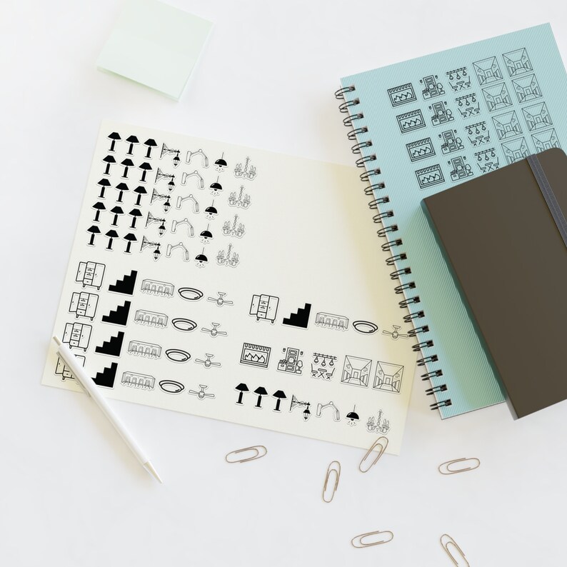 Customizable Light Switch Label Holographic Sticker Sticker Sheet White ...