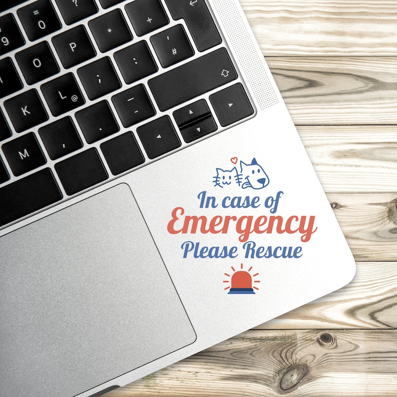 Pet Emergency Decal in Case of Emergency Pet Inside Sticker - Etsy