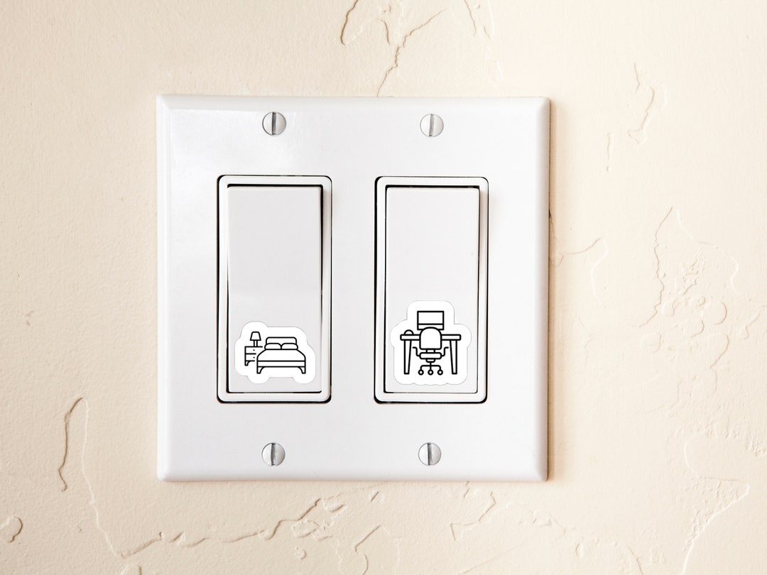 Customize Your Light Switch Labels, Switch Plate Stickers, Housewarming ...