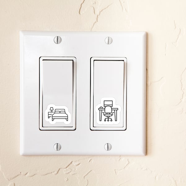 Light Switch Decal - Etsy UK