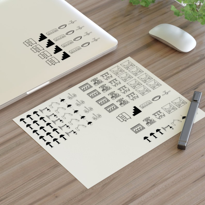 Customizable Light Switch Label Holographic Sticker Sticker Sheet White ...