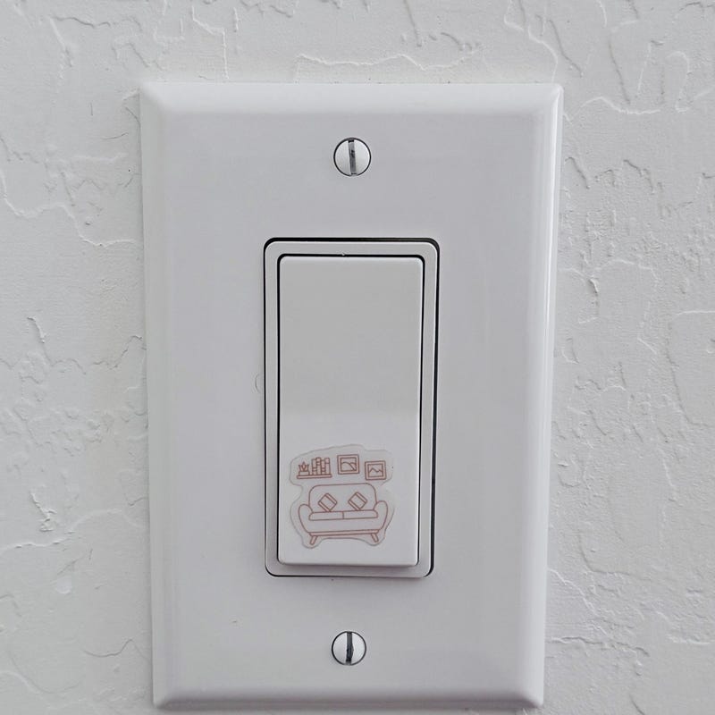 Light Switch Decal - Etsy