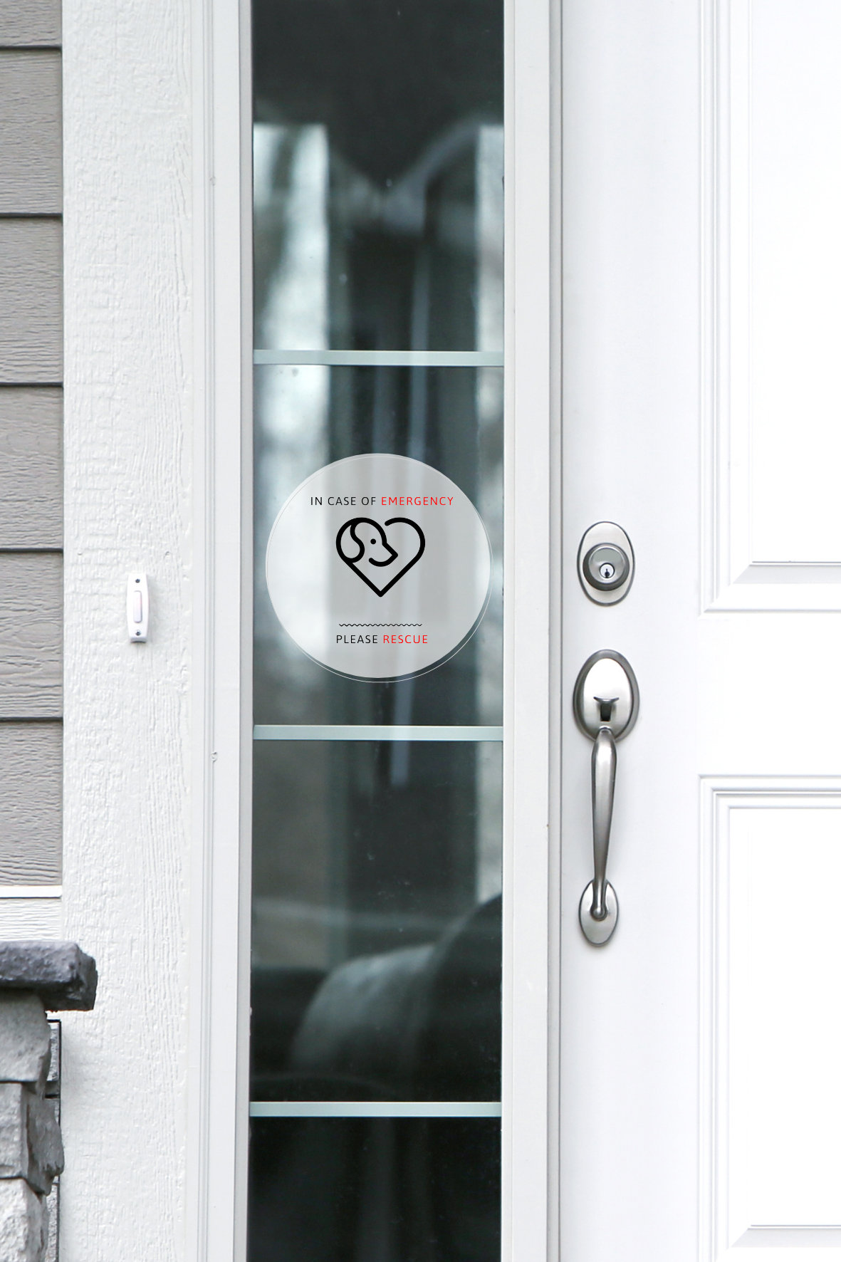 Pet Emergency Decal in Case of Emergency Pet Inside Sticker Dog Safety ...