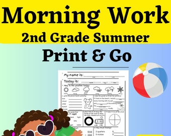 Kindergarten Summer Review Worksheets • Printable End of Year ...