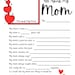 All About My Mom Questionnaire, Mother's Day Craft, Mother's Day ...