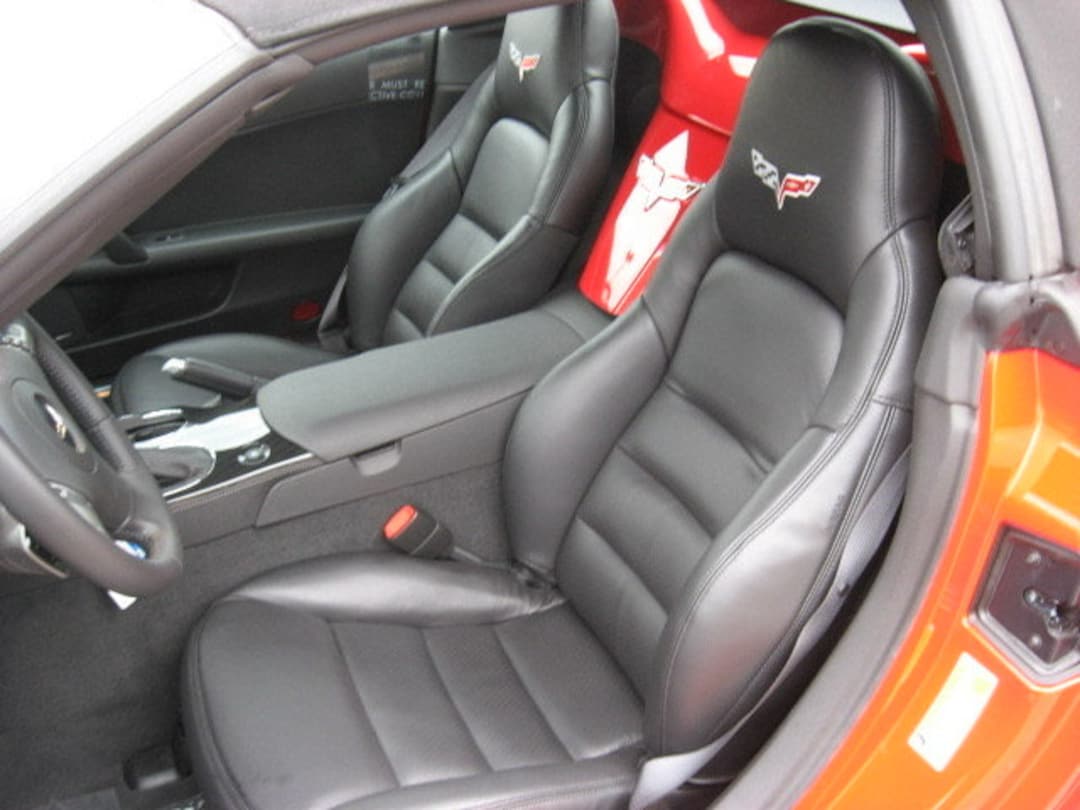 Corvette C6 Synthetic Leather Sports Seat Covers 2005-2011 in Full ...
