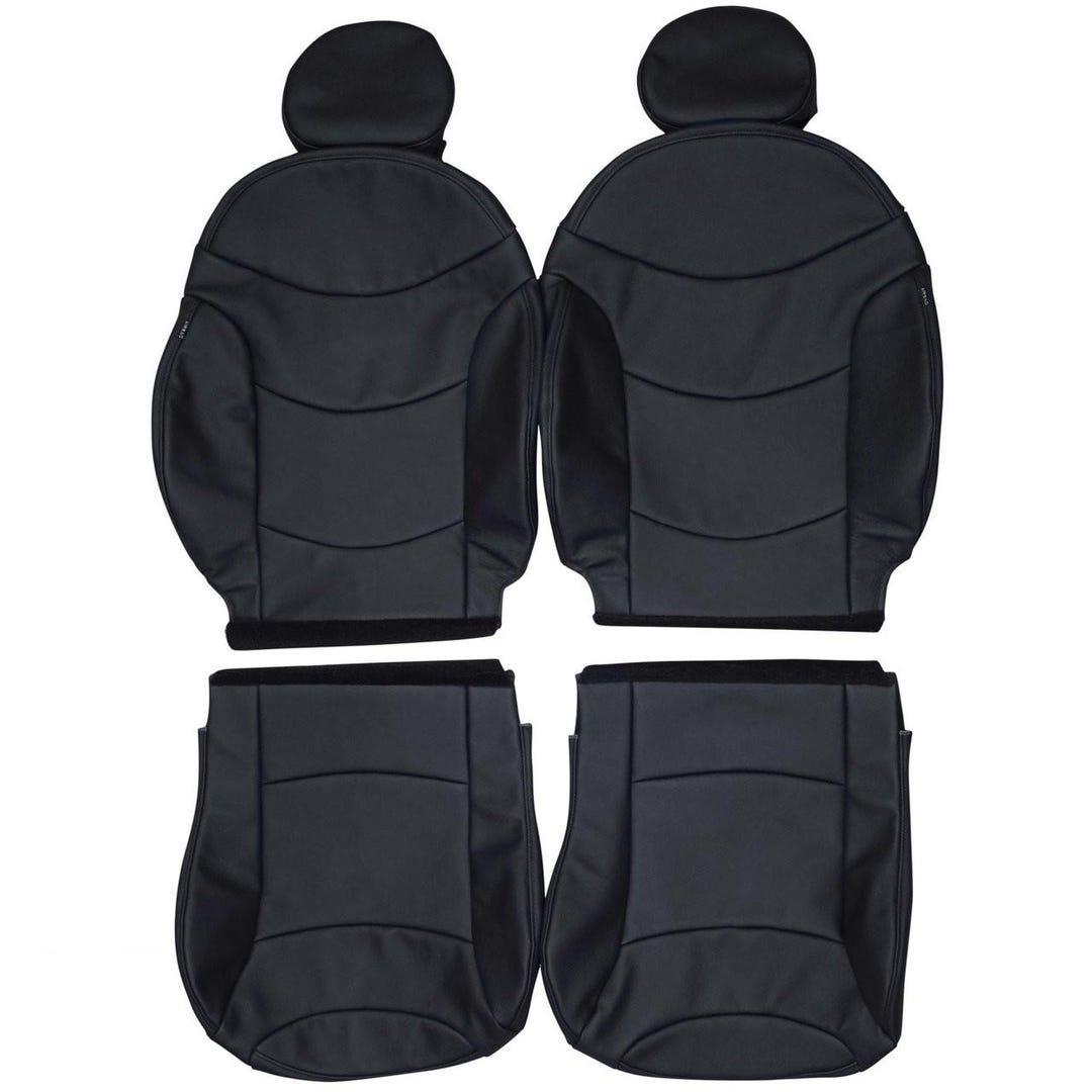 MINI Cooper S R53 Seat Covers (2002-2006) Full Black Synthetic Leather ...