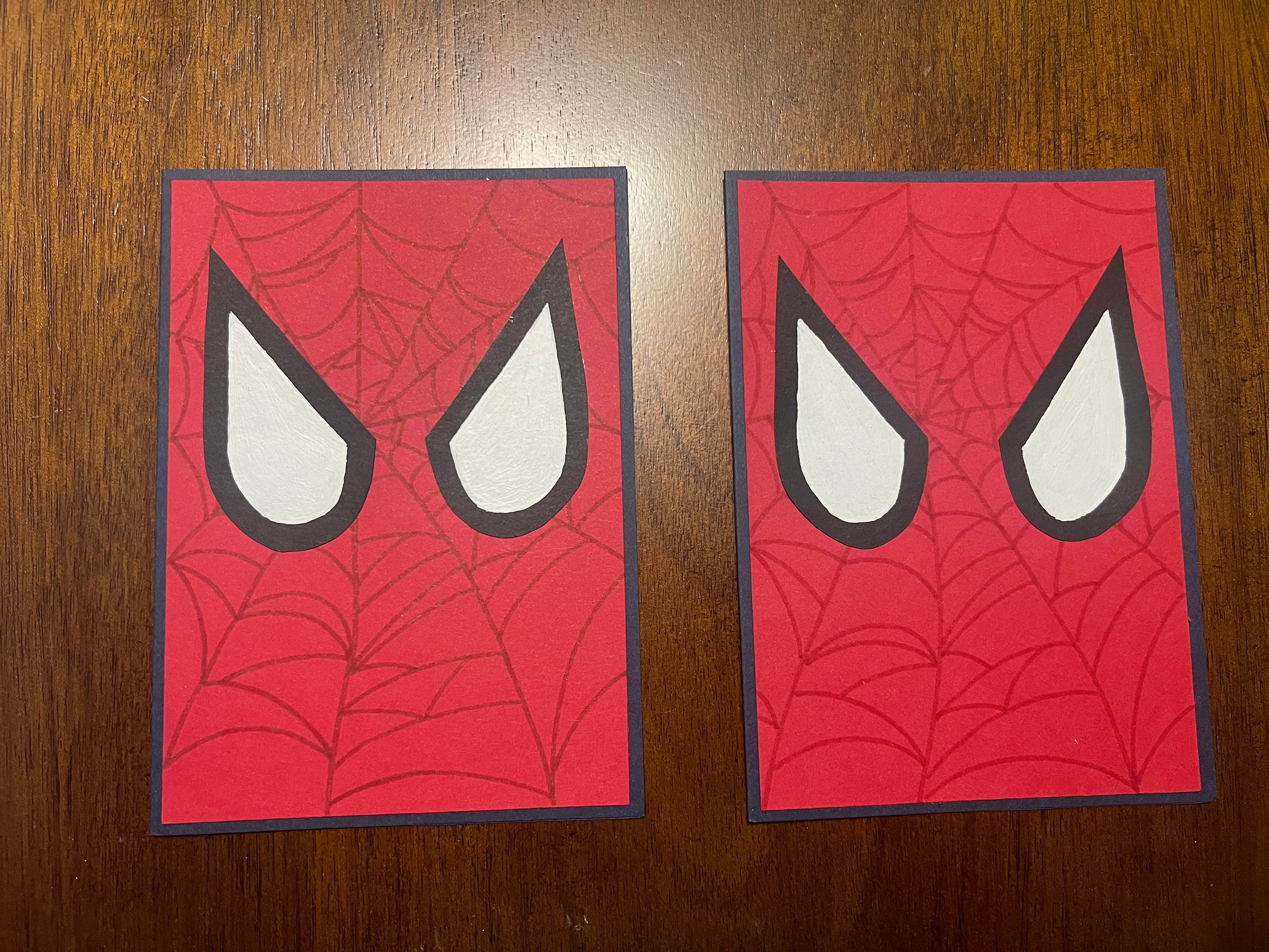Spiderman Birthday Card - Set of Spiderman Cards - Birthday Card ...
