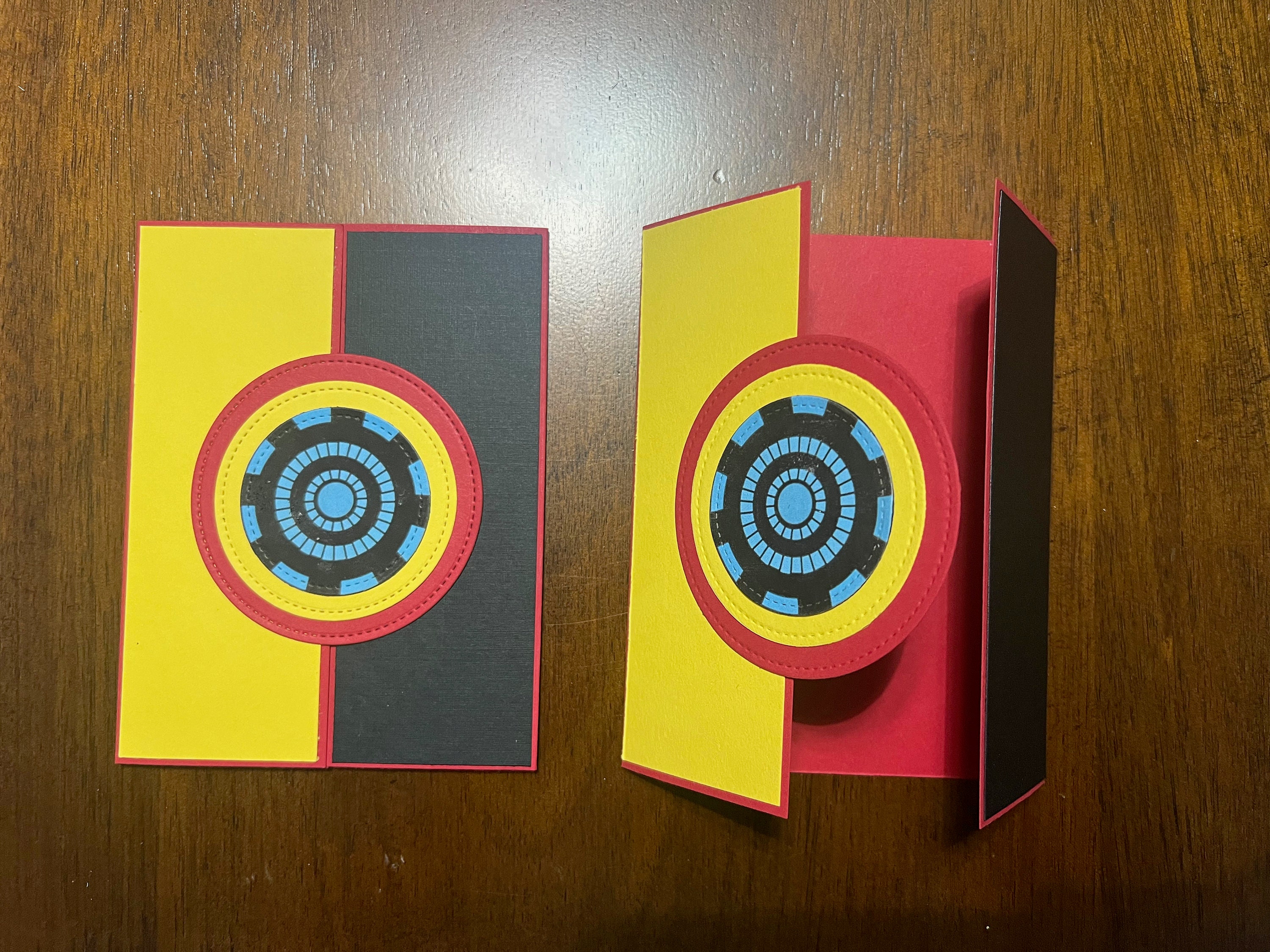 Iron Man Birthday Card - Set of Iron Man Cards - Birthday Card ...