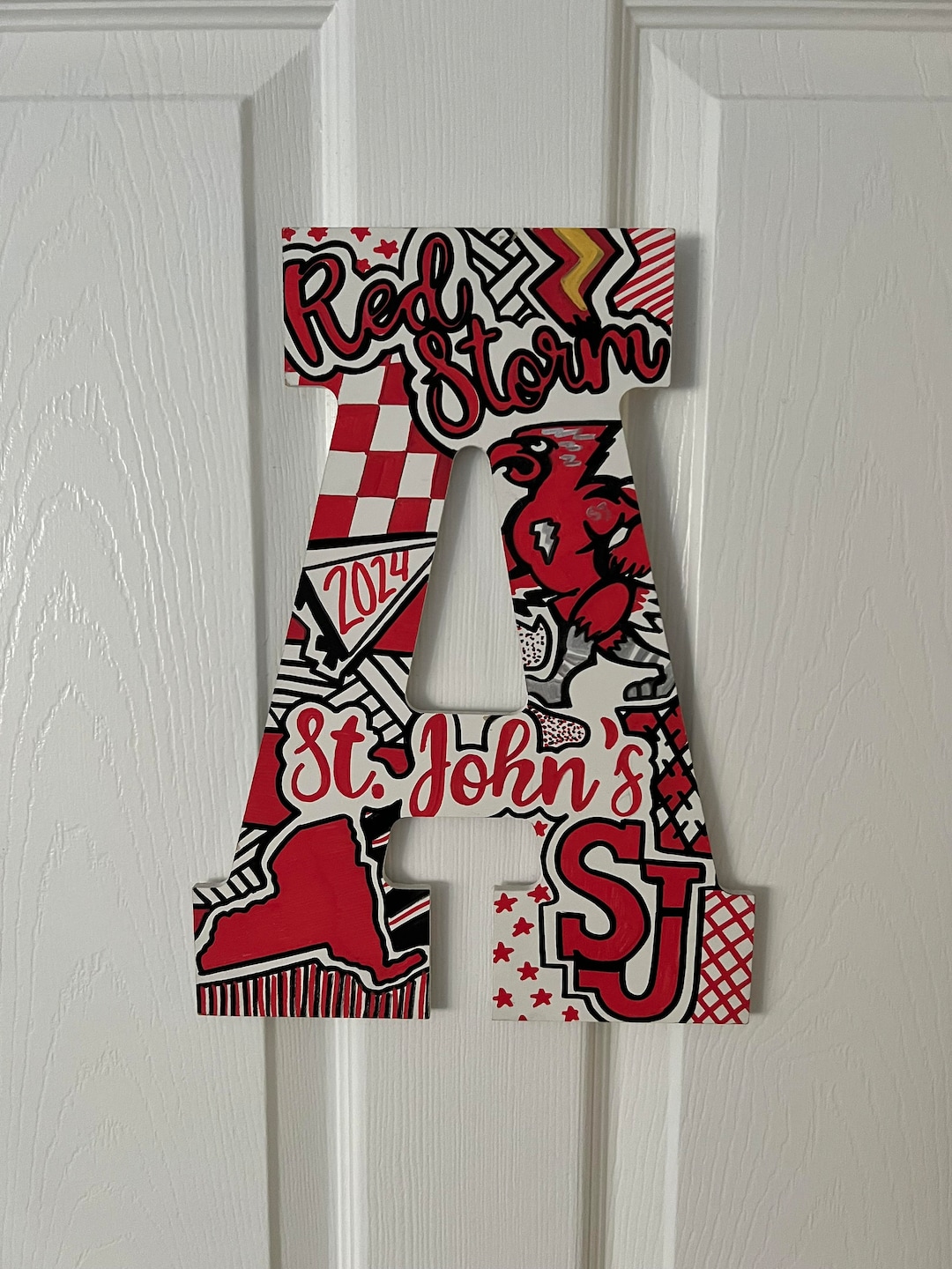 Custom College Themed Letter - Etsy