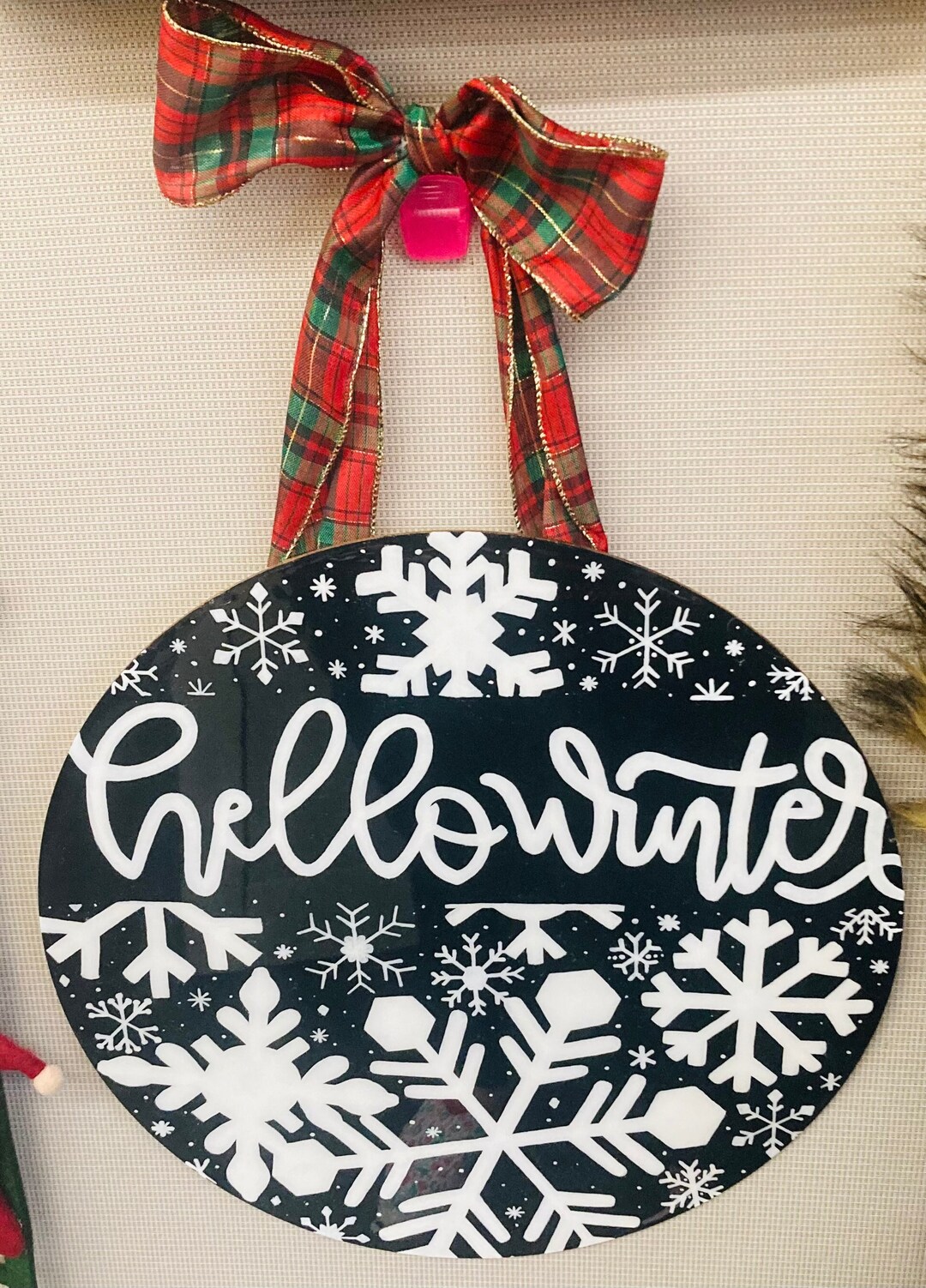 Custom Round Wooden Sign - Etsy