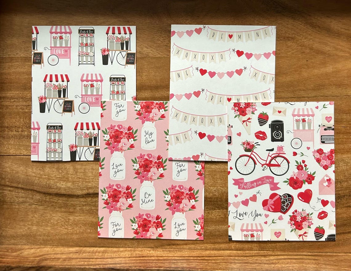 Assorted Set of Valentine's Day Cards, Bulk Valentine's Day Cards ...