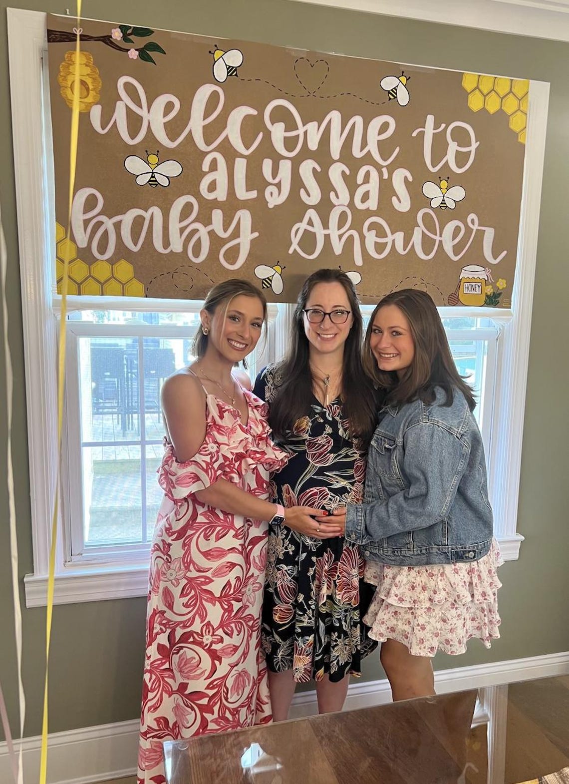 Hand Painted Custom Party Banner- Baby Shower Banner- Kraft Paper ...
