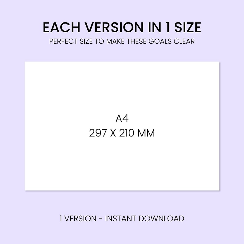 Weekly Planner - Printable - Purple - Organization - PDF - Etsy