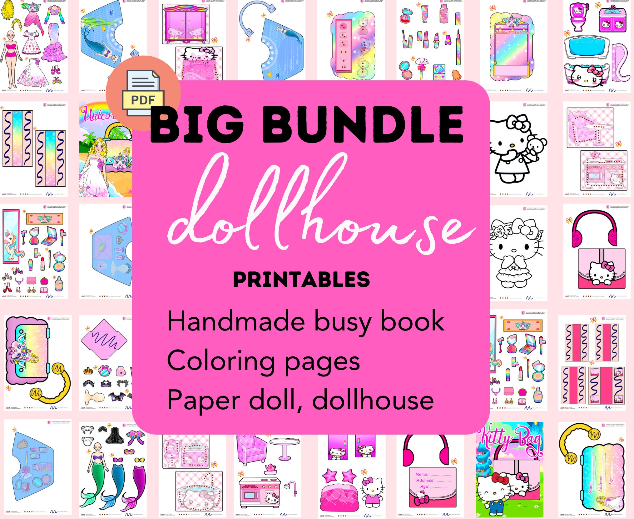 Paper Dollhouse Printables