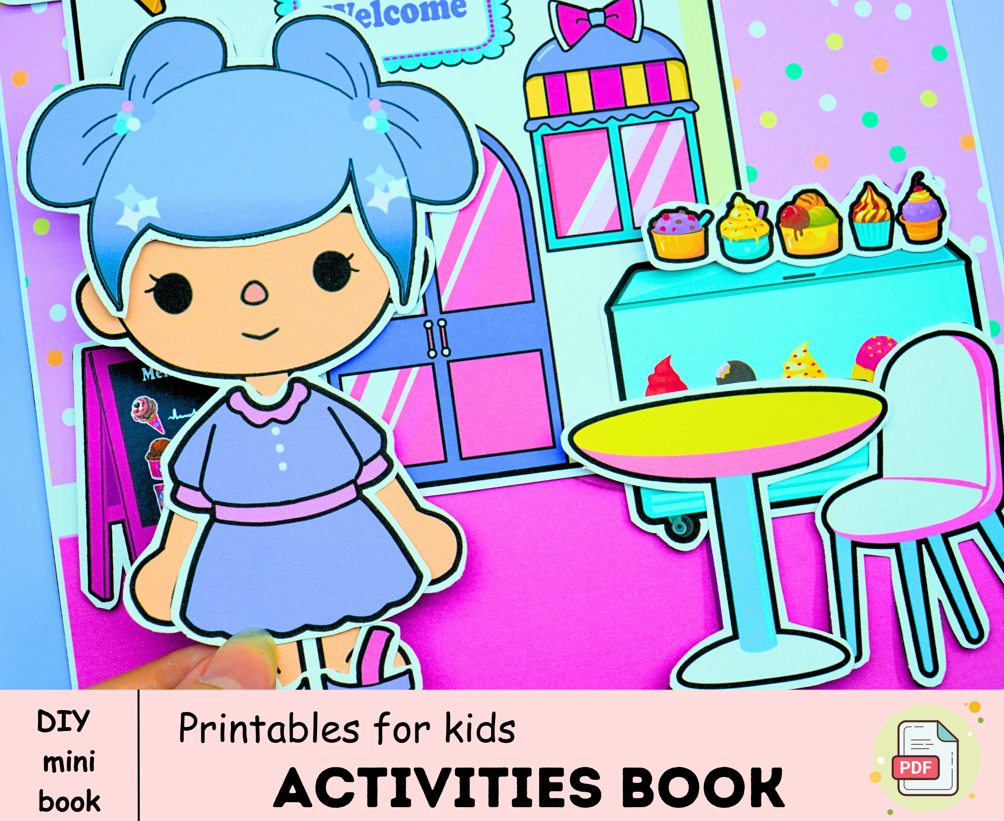 Toca Boca Printable Paper Doll? Shopping Mall Dress Up, 40% OFF